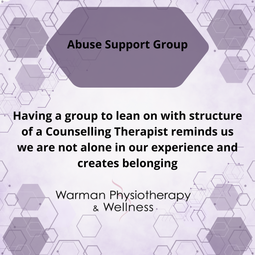 Counselling Abuse Support Group for Healing - Warman Physiotherapy ...